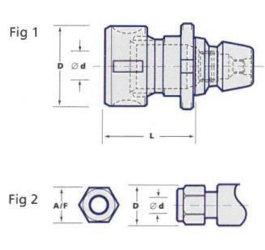 DA 1mm - 10mm Easy Change Double Angled Collet Chucks ...