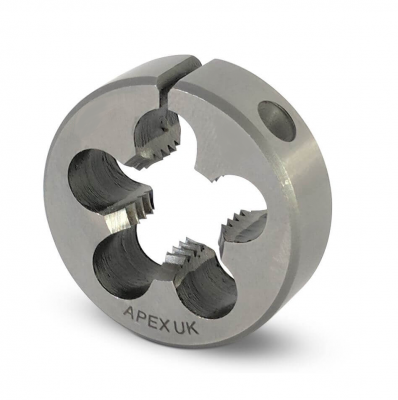 M12 x 1.5 Metric Fine (1"O.D.) Circular Split Die Carbon Steel ...