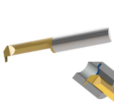 MGSR 1.0mm (30.5mm Reach) Square Grooving Miniature Tool (5mm Dia ...