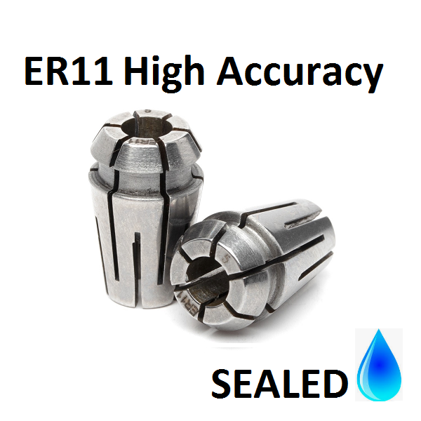 3.0mm ER11 SEALED High Accuracy Collets (5 micron ...