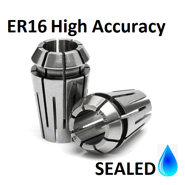 10.0mm ER16 SEALED High Accuracy Collets (5 micron ...