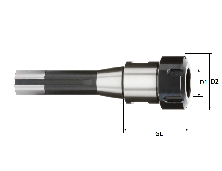 R8 ER32 Collet Holder (Standard Accuracy) - engineeringsupplies.co.uk