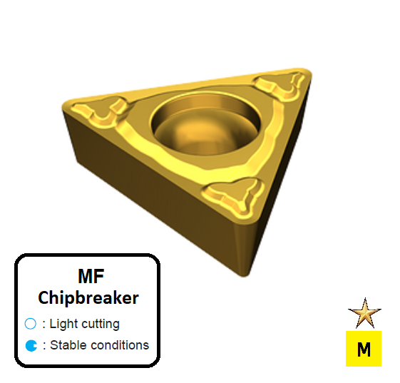 TCMT 16T308-MF ET225C Carbide Finishing Inserts - engineeringsupplies.co.uk