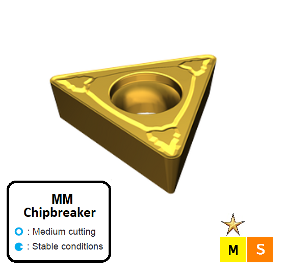 TCMT 16T308-MM ET24P Carbide Medium Cutting Inserts - engineeringsupplies.co.uk