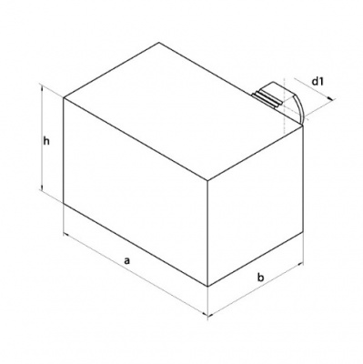 VDI30 (DIN69880) A1 Machinable Rectangular Tool Blank (130mm x 85mm x ...
