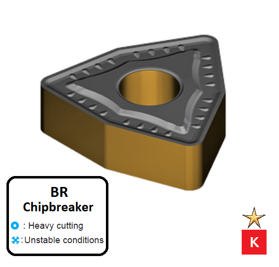WNMG 060412-BR ET101C Carbide Roughing Inserts - engineeringsupplies.co.uk