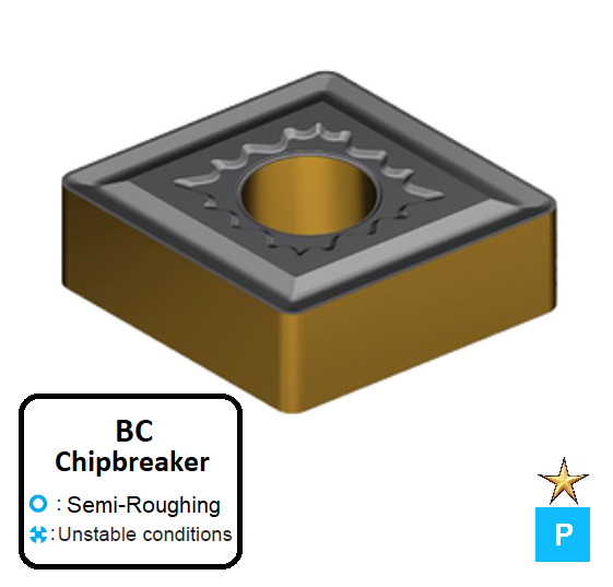 CNMG 120404-BC ET32C Carbide Semi-Roughing Inserts - engineeringsupplies.co.uk