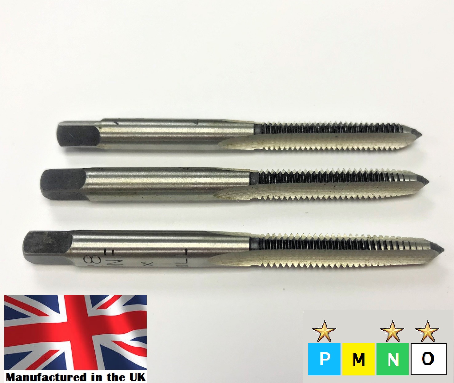 5 32 x 40 ME Set of Hand Taps Carbon Steel