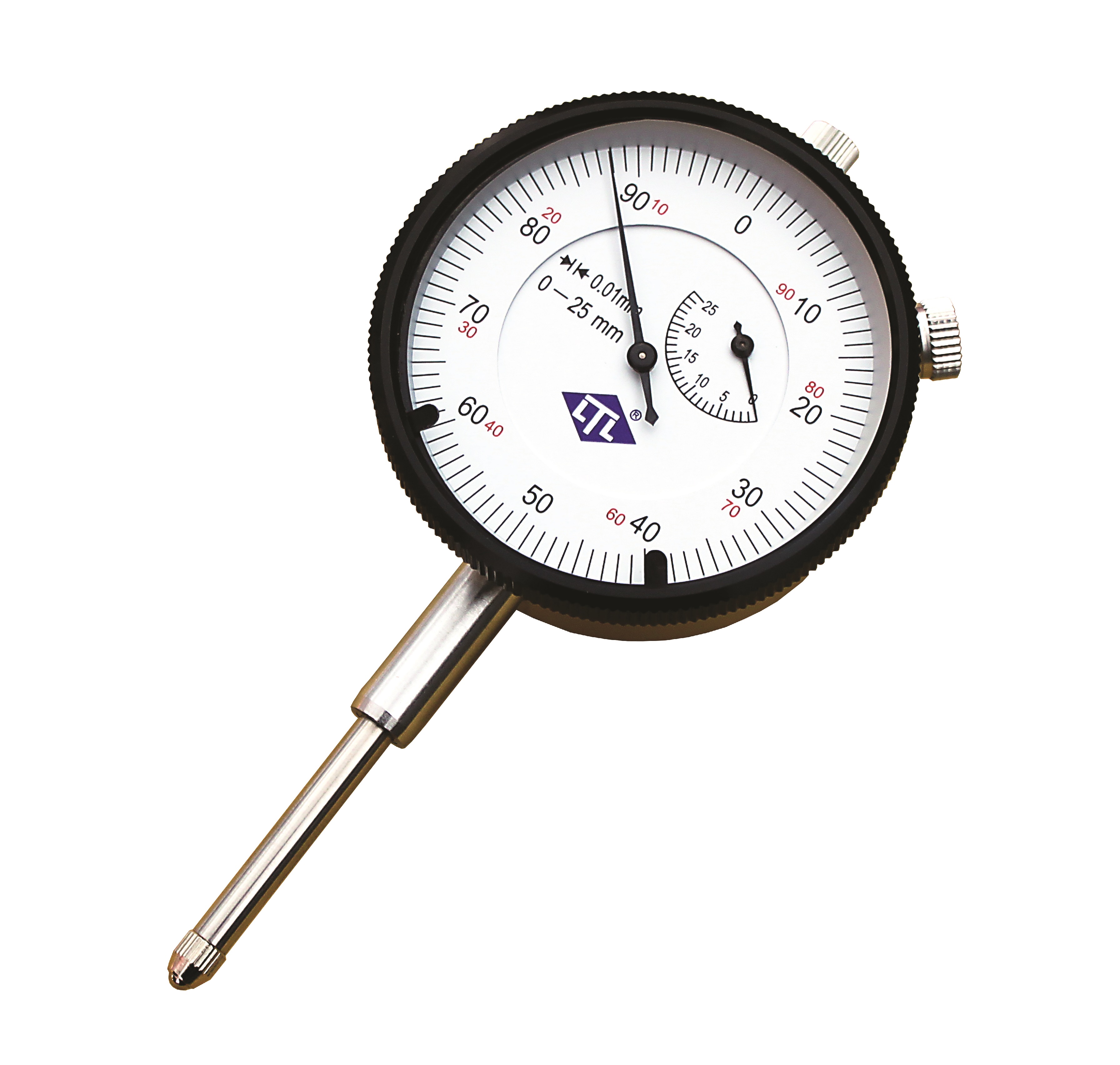10mm Travel (0.01mm) - 60mm Dial Plunger Clock - engineeringsupplies.co.uk