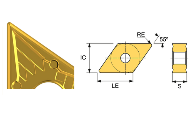 DNMG 150404-MM ET24P Carbide Medium Cutting Inserts ...