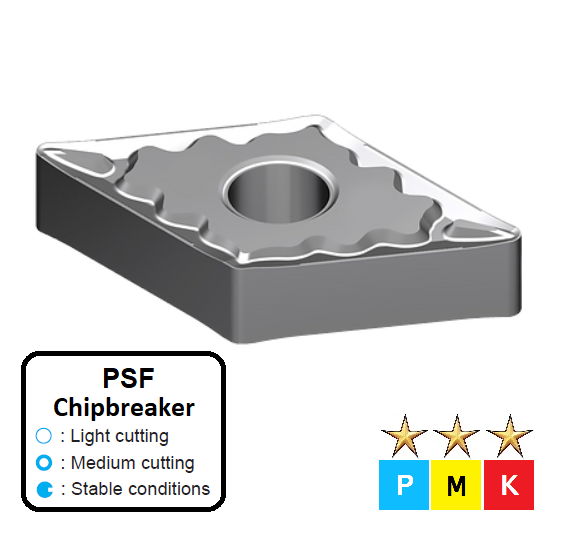 DNMG 150608-PSF CT10U Cermet Carbide Finishing to Medium Cutting ...