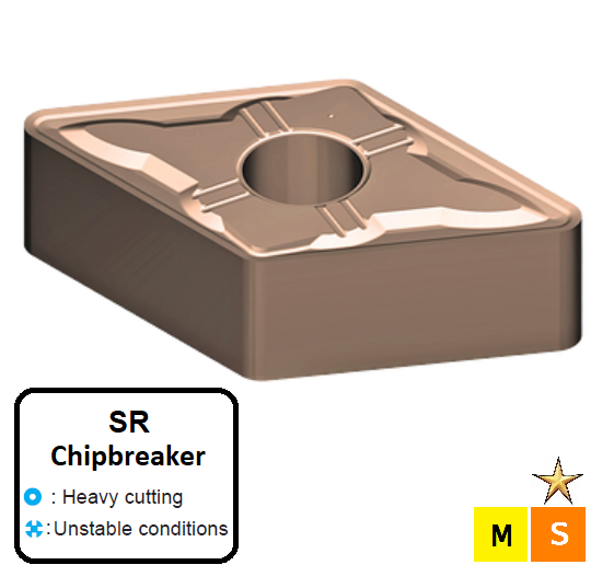 DNMG 150608-SR ET41P Carbide Roughing Inserts - engineeringsupplies.co.uk