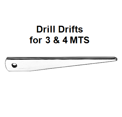 3 & 4 Morse Taper Drill Drift - engineeringsupplies.co.uk