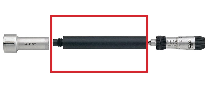 12.5mm - 20.0mm Dia. XT Bore Gauge Extensions by Bowers ...