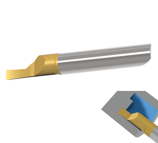 MGFR 3.175mm (0.15mm Radius) Face Grooving Miniature Tool (6mm Dia ...