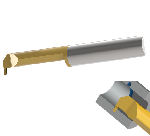 MGRR 1.626mm Round Grooving Miniature Tool (6mm Dia. Shank) Unimaster ...