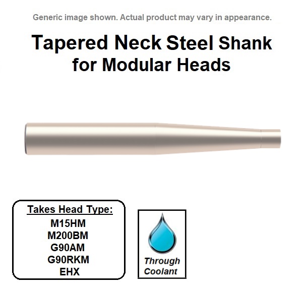 20mm Dia. Head (M10 Internal Thread) Tapered Neck, Steel Shank for ...