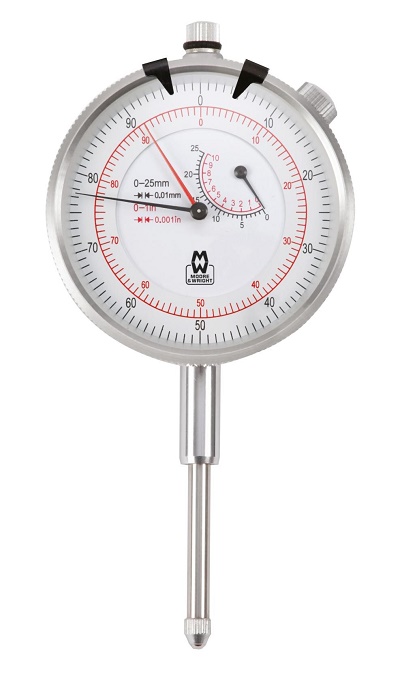 0 - 30.0mm Travel (0.01mm Resolution), Metric Dial Indicator (Plunger ...