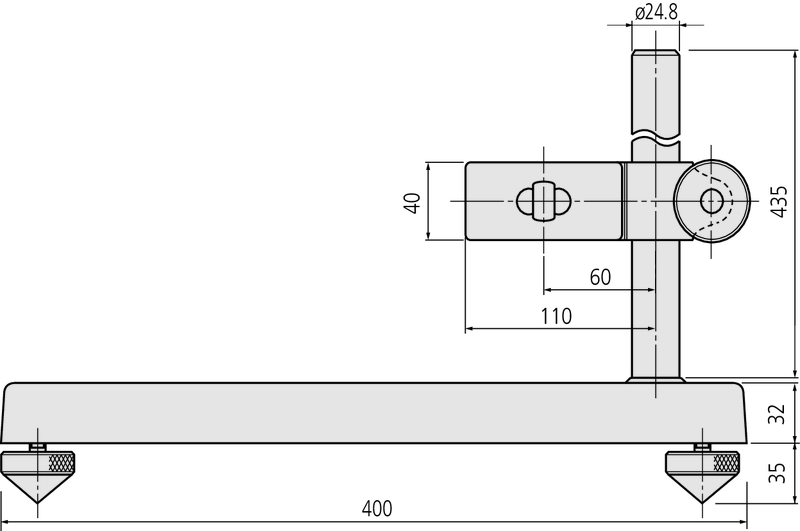 Micrometer Stand, Vertical Type - For Micrometers From 100mm - 300mm ...