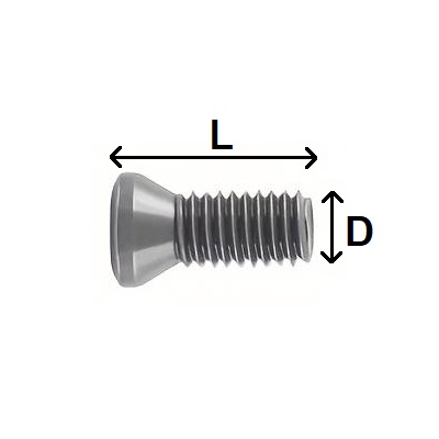 Spare M3.5 x 9 Insert Screw - engineeringsupplies.co.uk