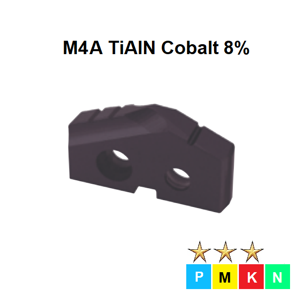98.43mm (3.7/8) Diameter M4A TiAlN Cobalt 8% Spade Drill Insert Europa ...