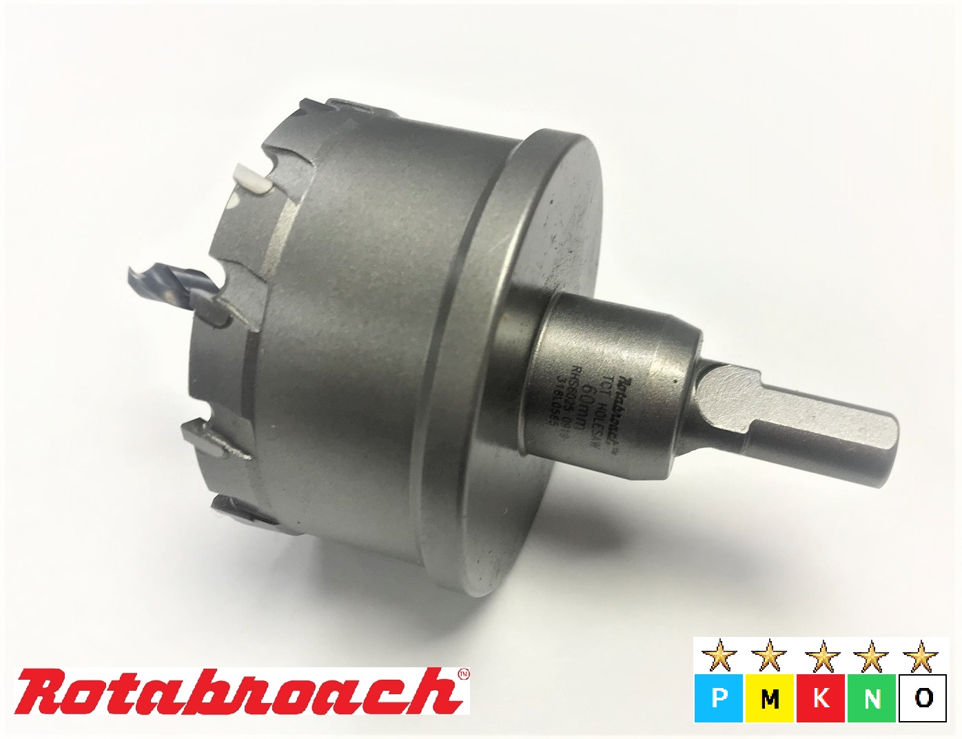 60mm Diameter x 25mm Deep Carbide Tipped (TCT) Hole Saws Rotabroach - engineeringsupplies.co.uk