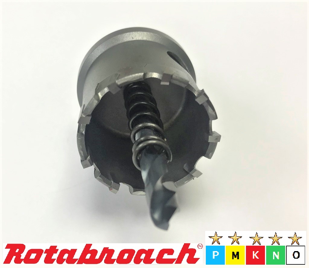 35mm Diameter x 25mm Deep Carbide Tipped (TCT) Hole Saws Rotabroach - engineeringsupplies.co.uk