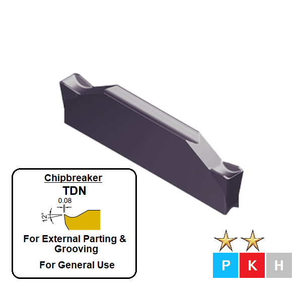 TDN4003 ET602 Carbide External Grooving & Parting Inserts ...