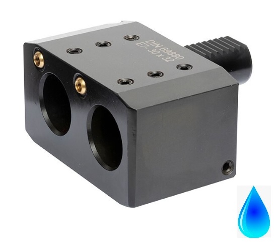 VDI40 (DIN69880) E7, 32mm Internal Diameter, Right Hand Cranked, Double ...