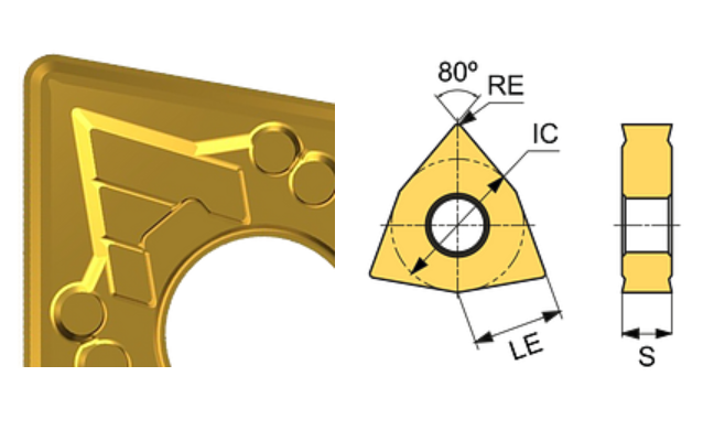 WNMG 080404-MM ET41P Carbide Medium Cutting Inserts ...