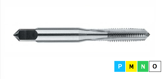 M4 x 0.7 Metric Coarse No.1 Taper Hand Tap HSS - engineeringsupplies.co.uk