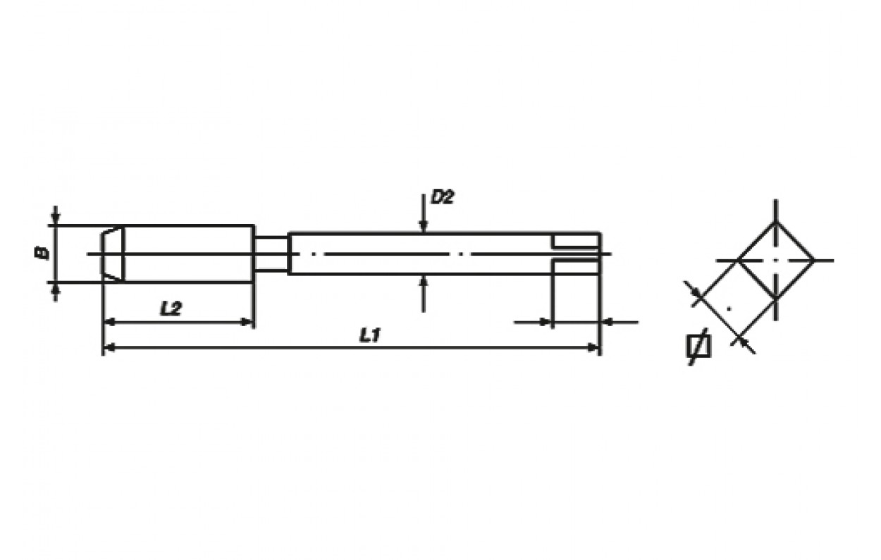 5/16 x 24 UNF No.2 Second Wire Thread Insert Hand Tap ...