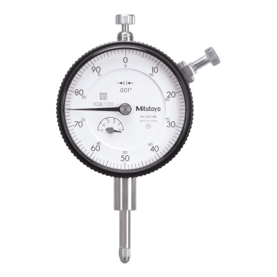 0 - 1/2" Travel (0.001" Resolution), Standard Imperial Dial Indicator (Plunger), 57mm Dia. Face ...