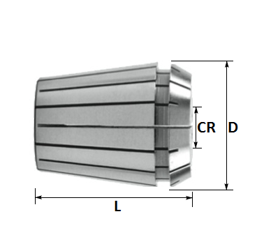 4mm - 26mm ER40 (23 Piece) High Accuracy Collet Set (5 micron ...